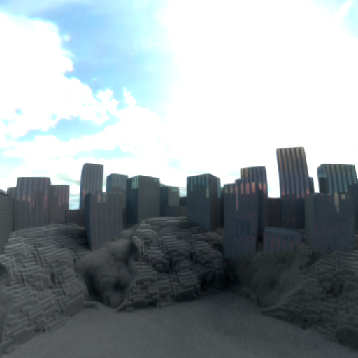 Equirectangular City Render (Day) | VESTA - Explore the XR Web